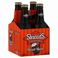Stewarts classic root beer soda 12 oz 4pk