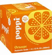 Poppi Orange Prebiotic Soda - 4Pack/12 Fl Oz Cans | 🛒Quick Shop NY